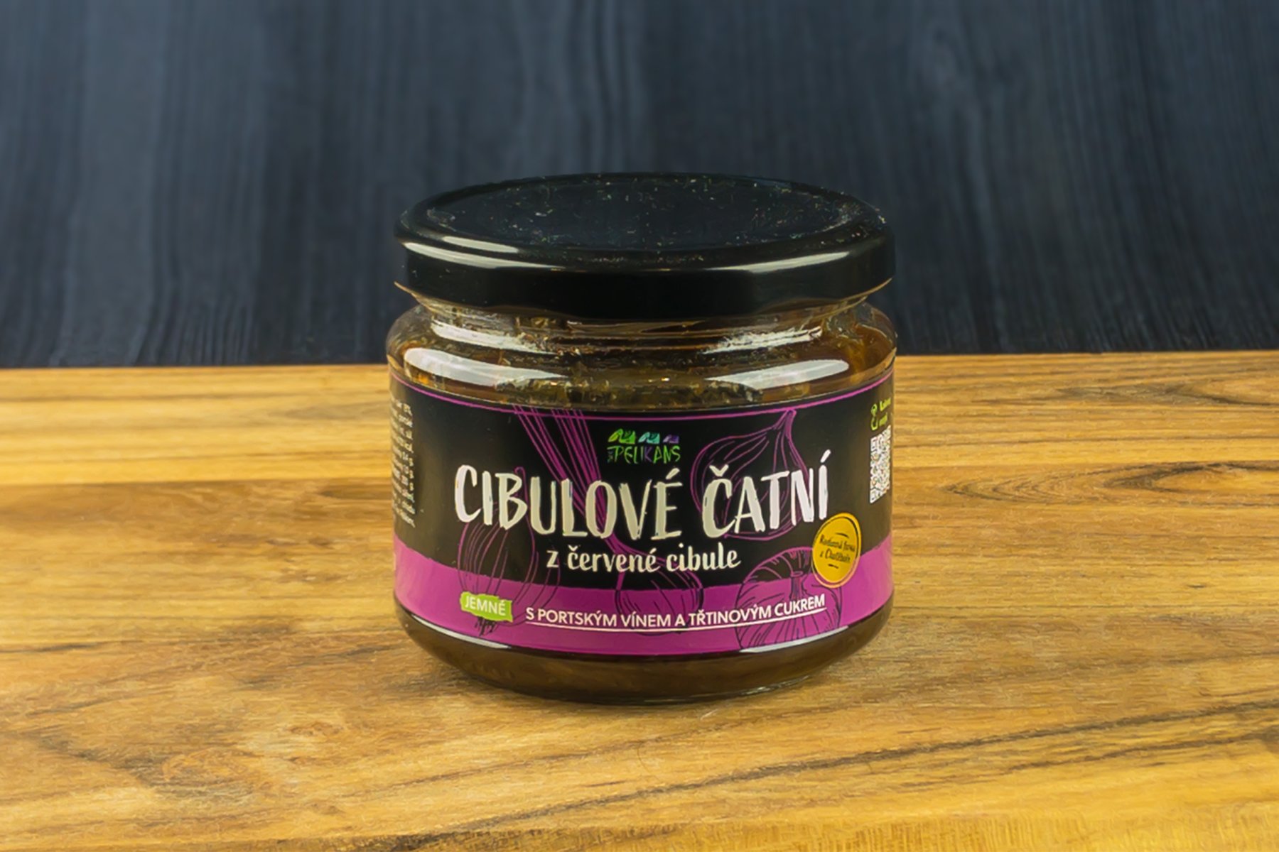 Čatní z červené cibule jemné 250g